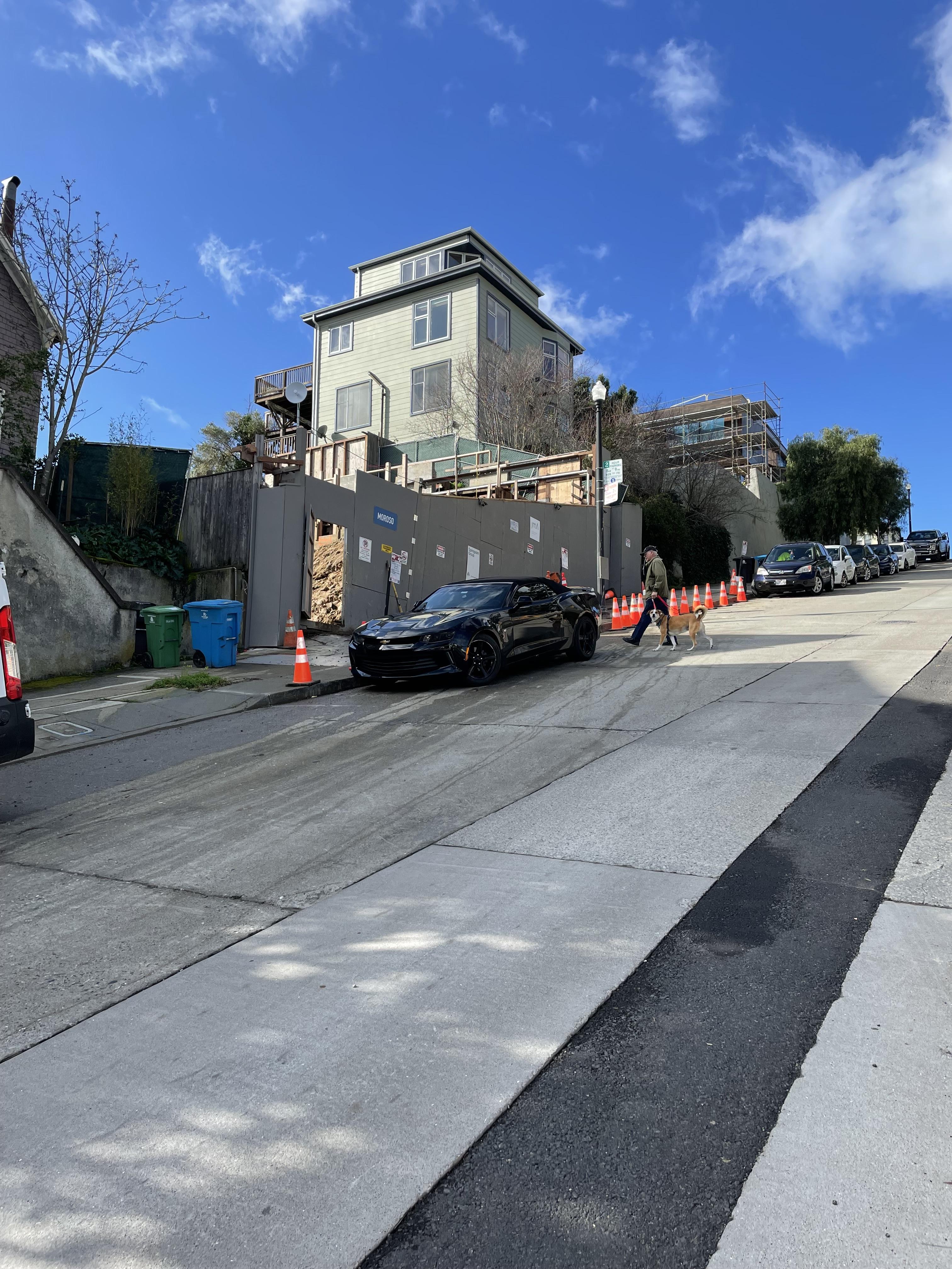 This is the house on Sanchez at 21st. How big is this place going to be ...