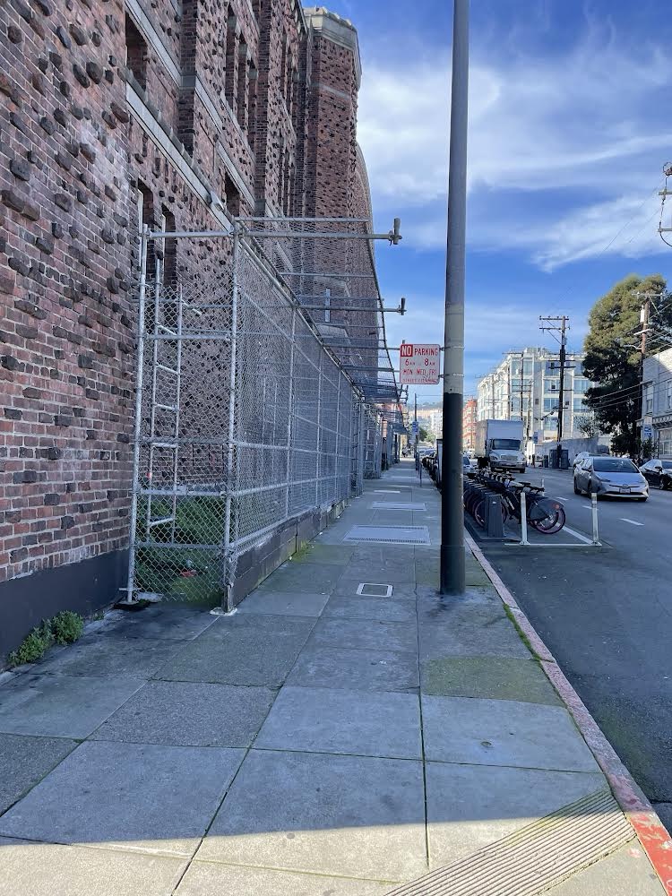More before pictures of the armory noticed the overhang they’re taking ...