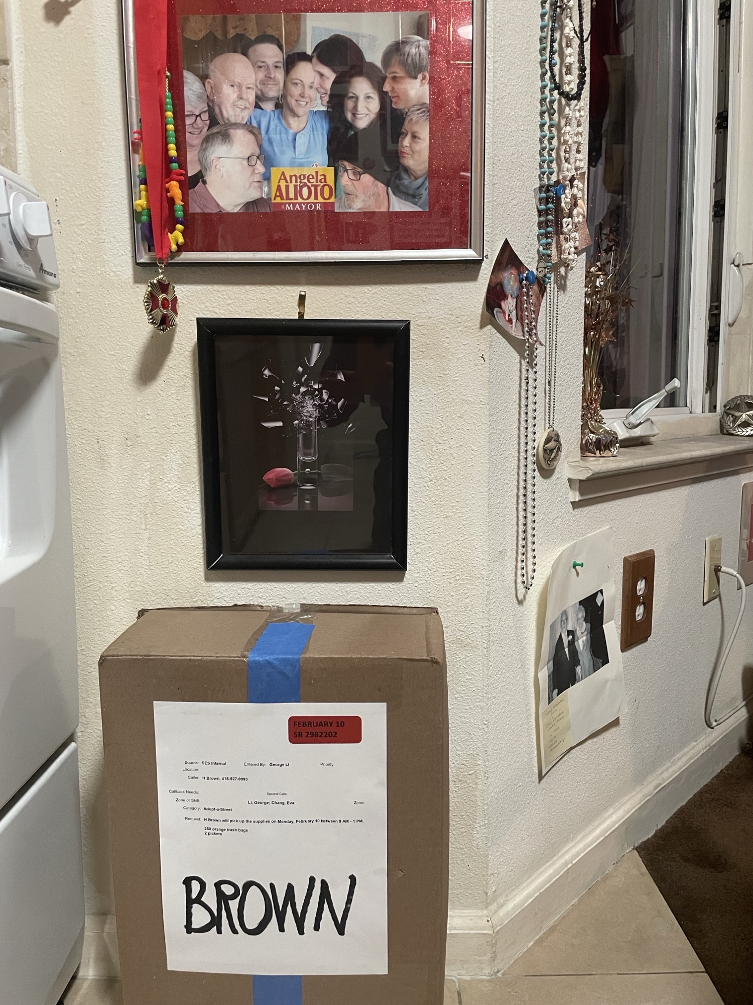 I get my supplies firsthand from the city now having adopted the two ...