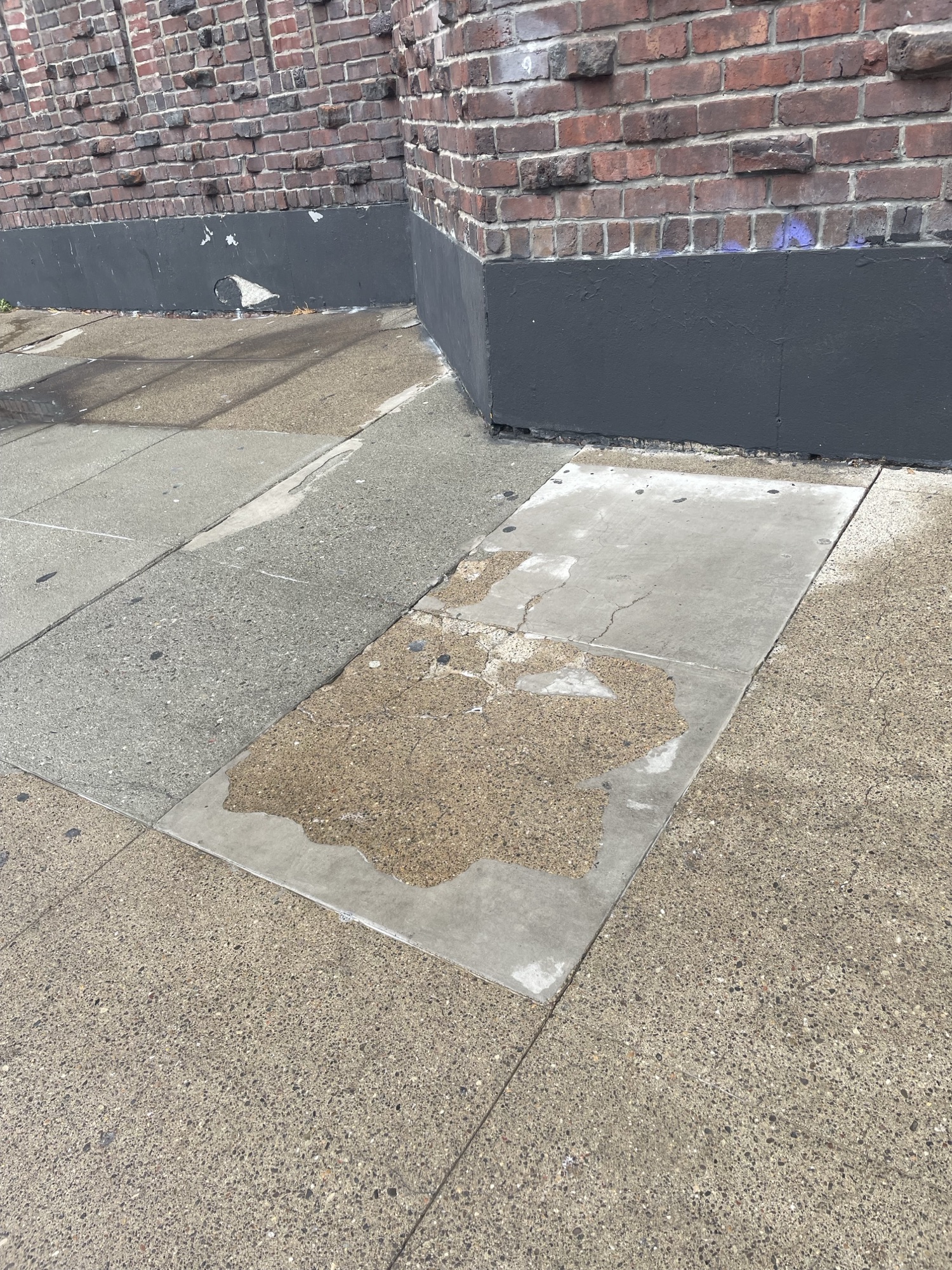 Armory fancy sidewalk repair noted july 22nd 2025 – HOME PAGE